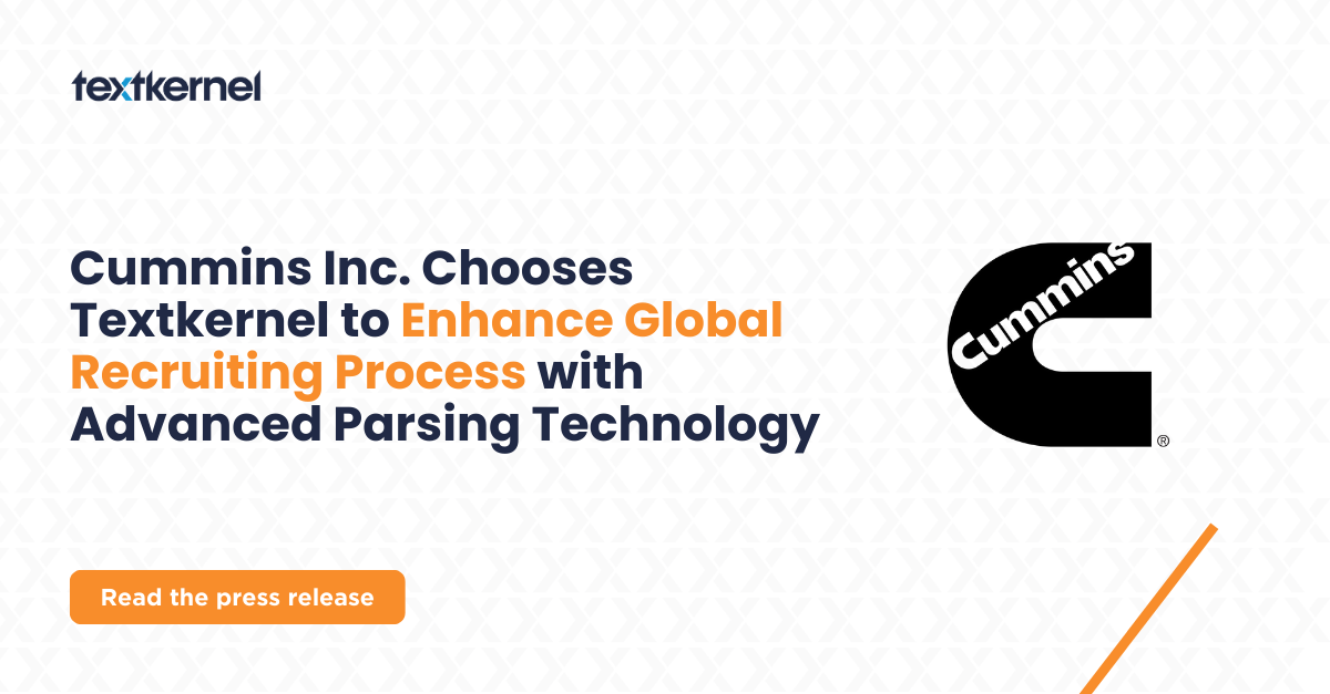 Cummins Inc. Chooses Textkernel to Enhance Global Recruiting Process ...
